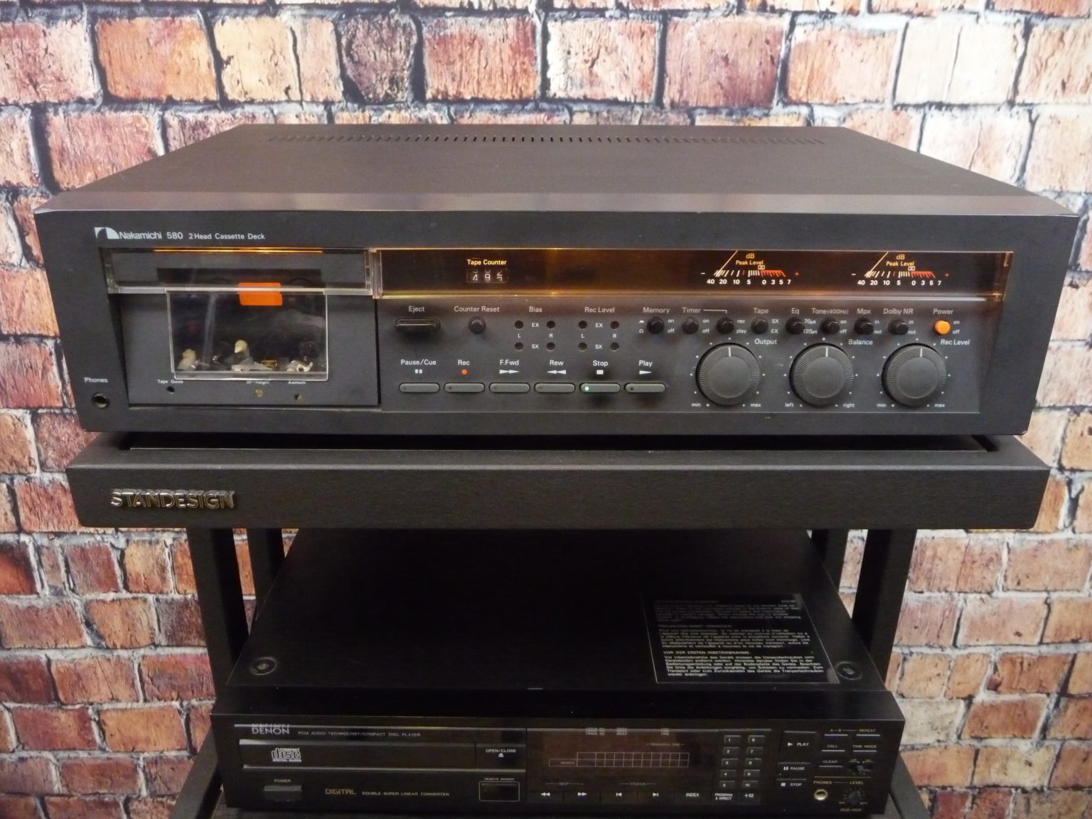 Nakamichi 580 Cassette Deck Traverse Vintage Audio